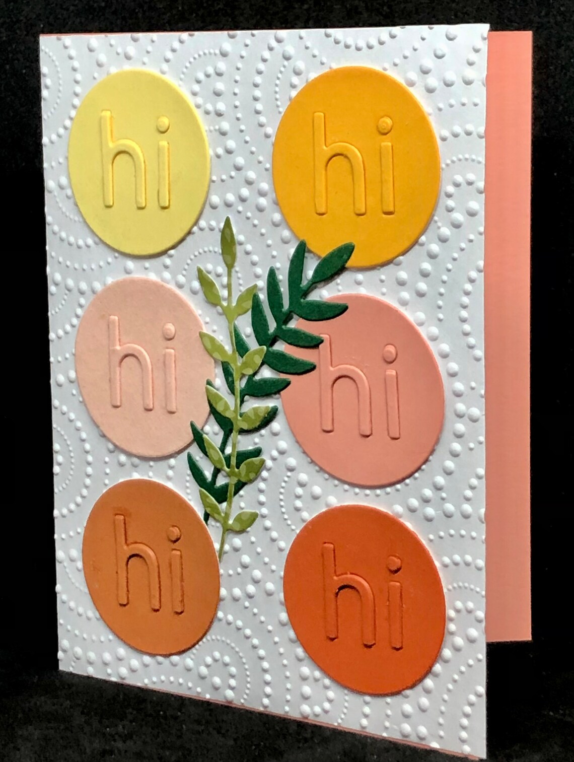Hi Card - Handmade - Etsy