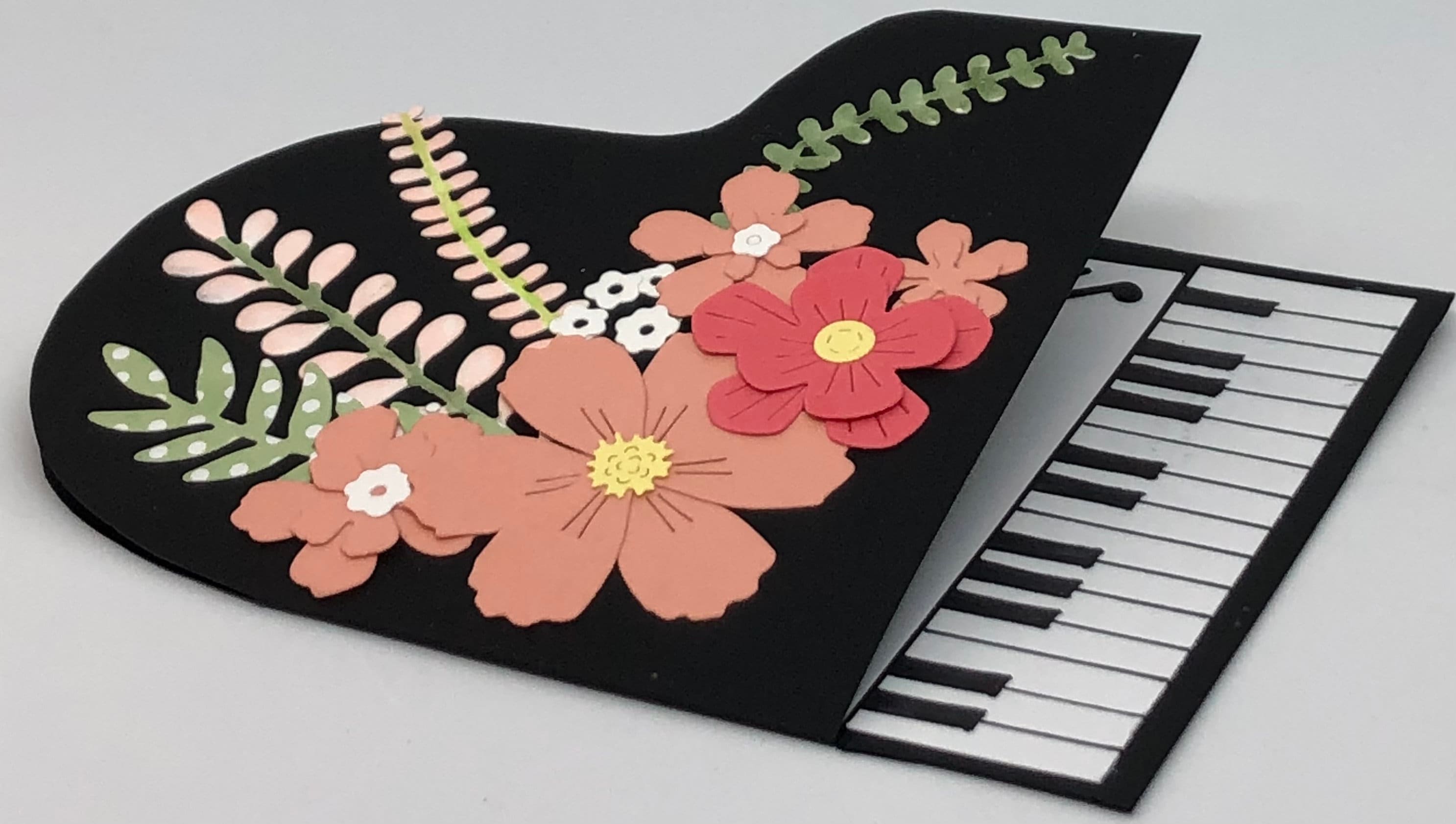 Piano Birthday Handmade Card - Etsy