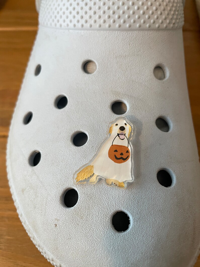 Holiday Golden Retriever 4-pack Dog Clog/sandal Charm/ Shoe - Etsy