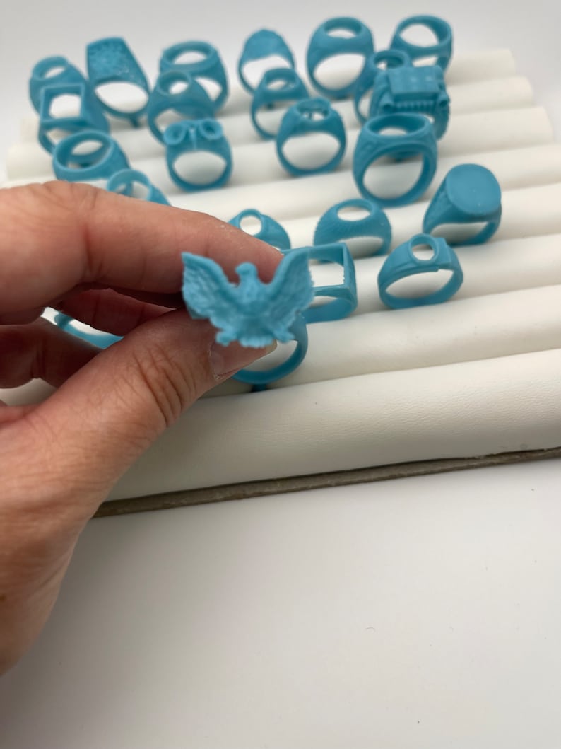 200 Men's Wax Vintage Jewelry Patterns DIY Jewelry Casting Molds Lost Wax Rings Patterns Unique ...