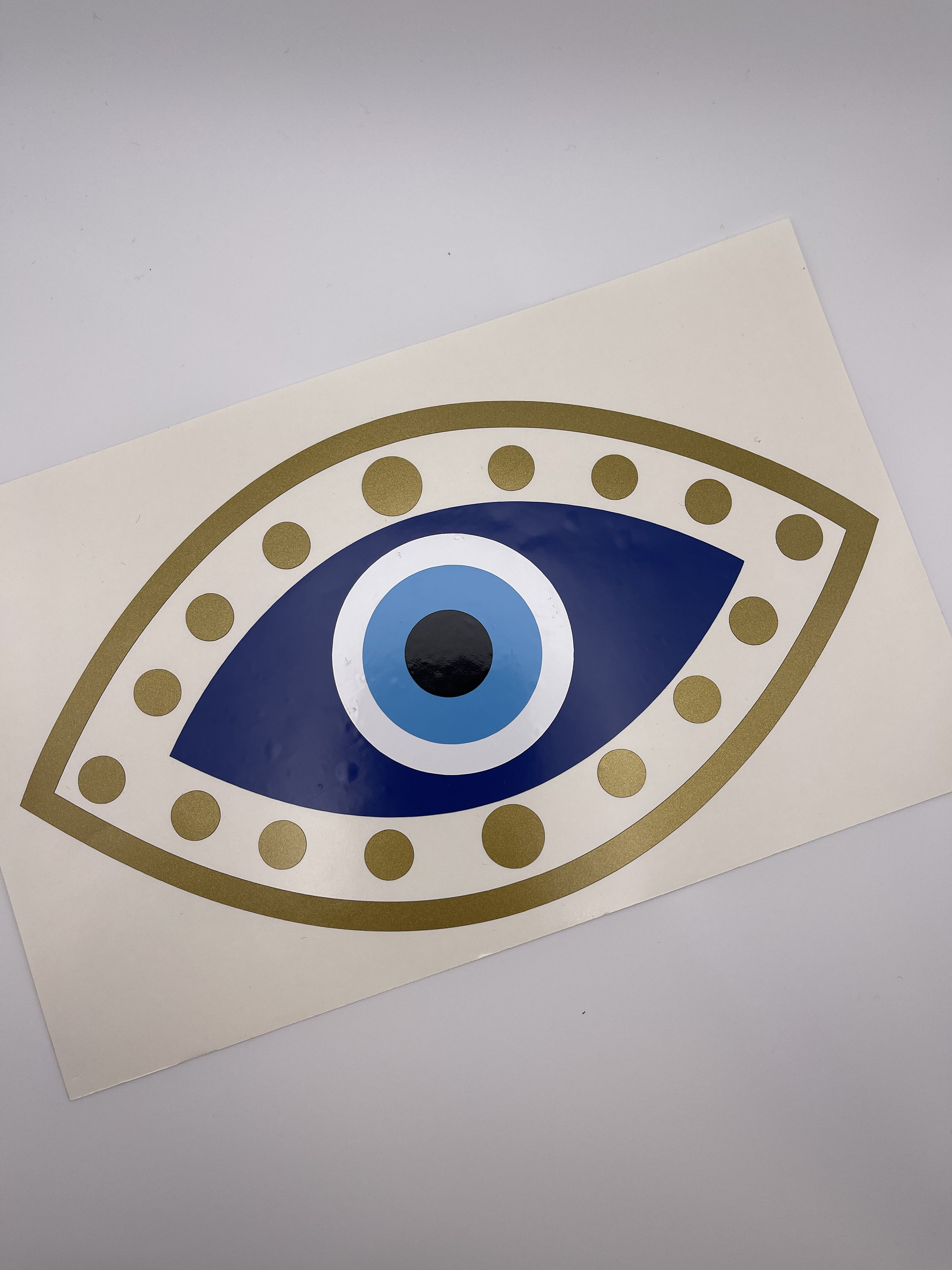 Evil Eye Vinyl Decals, Car Decal, Window Decal, Peace Decals - Etsy
