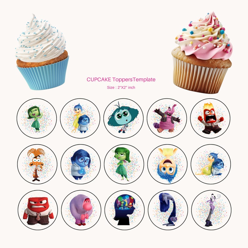 Editable Inside Out 2 Party Favor Bundle Inside Out 2 Birthday Party ...