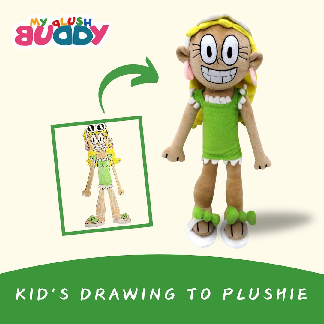 Custom Plush Toy From Drawing | Handmade Plushie | Custom Stuffed ...