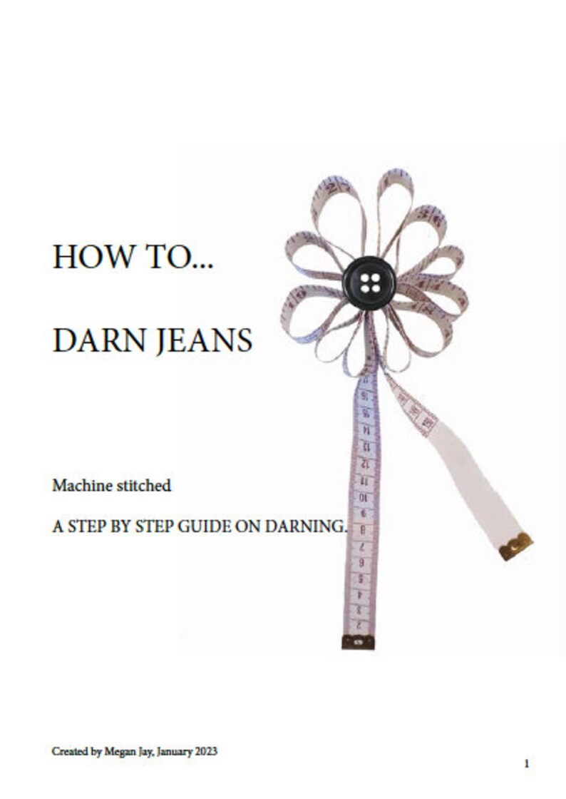 A Guide on How to Darn Jeans - Etsy