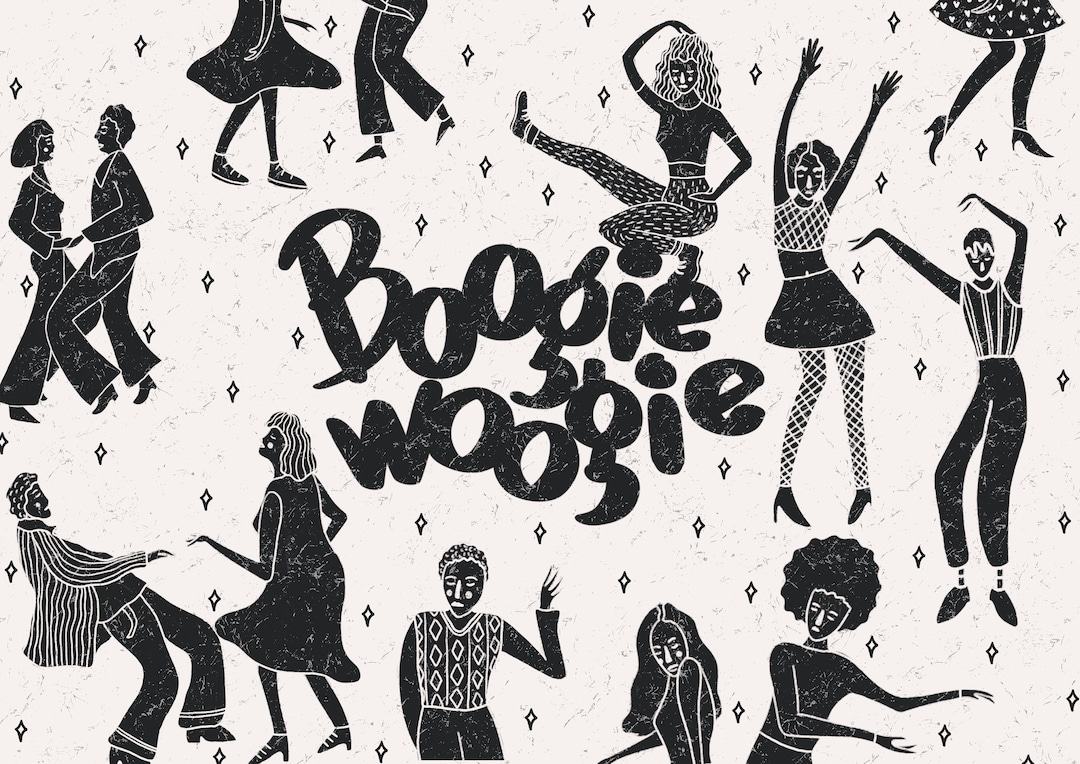 Boogie Clipart . Dancing Procreate Stamps . Carnival . Celebration ...