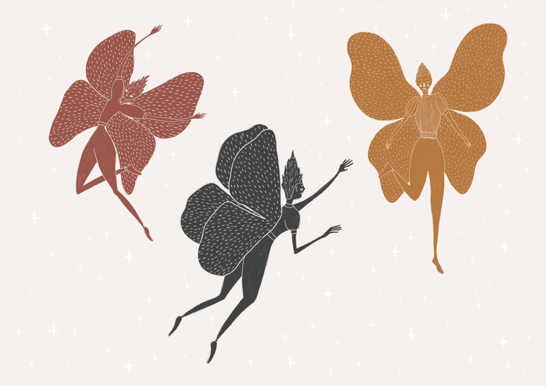 The Fae Folk Clipart Fairy Procreate Stamps Fairy Png Files - Etsy UK