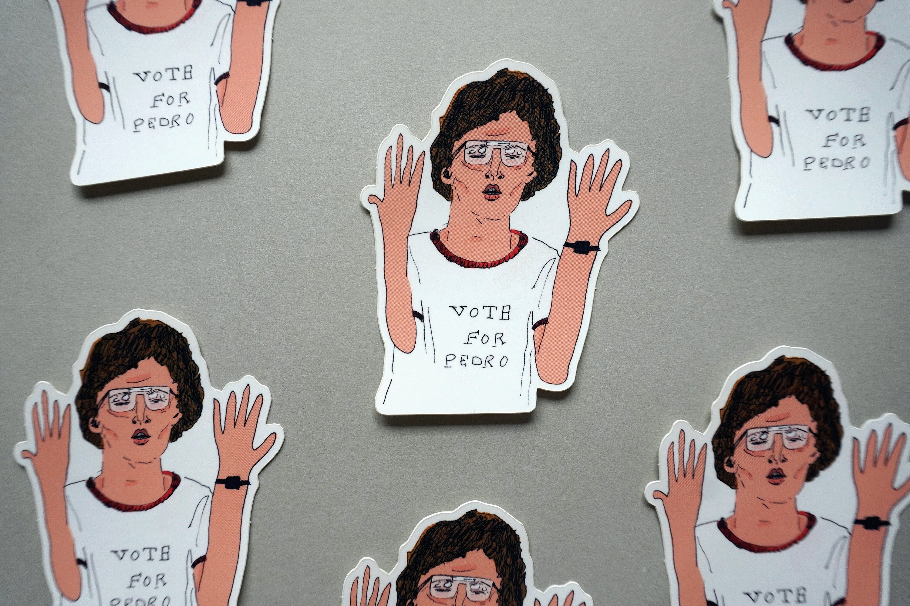 Vote for Pedro Sticker - Etsy