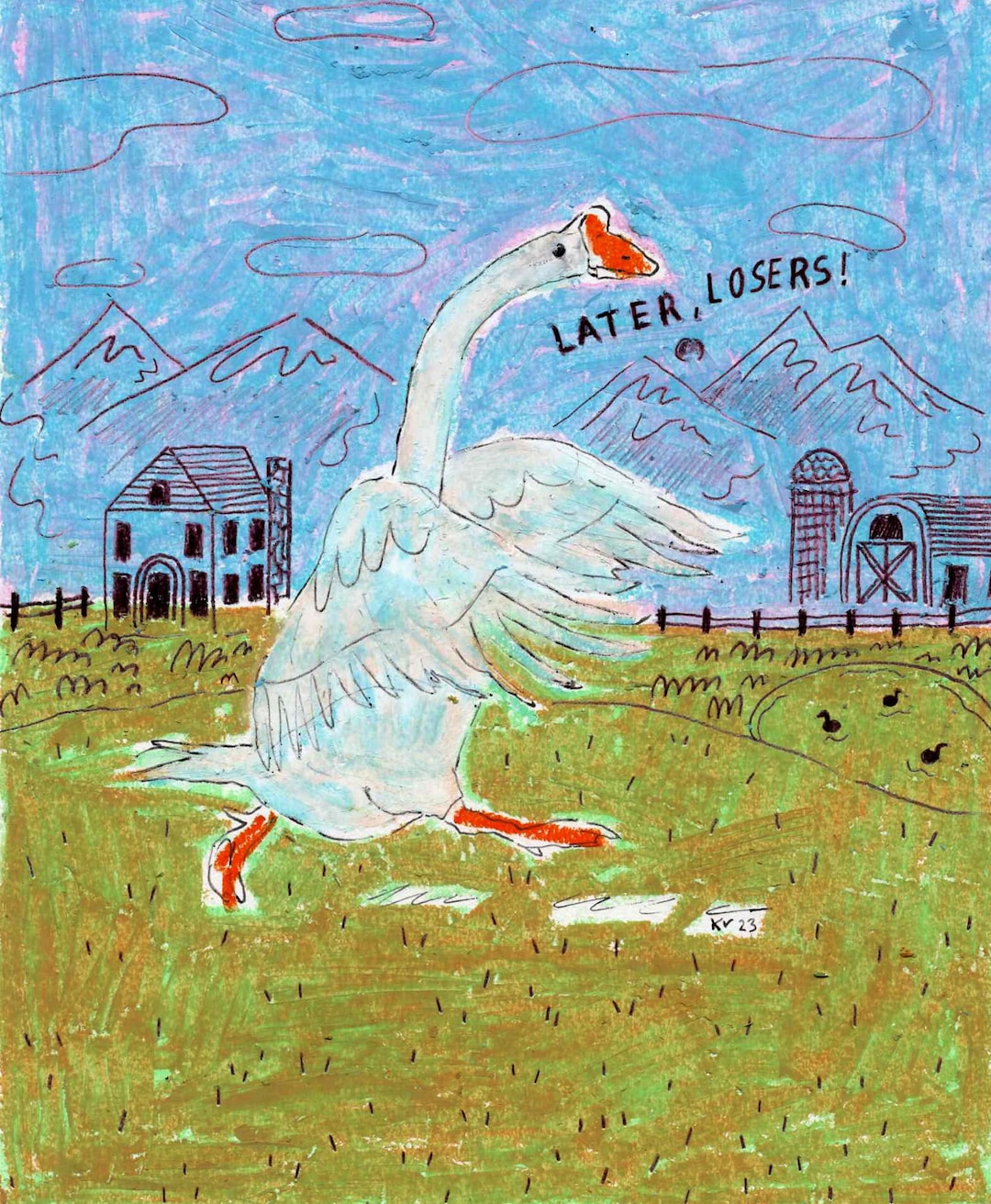 Later Losers Original Print - Etsy