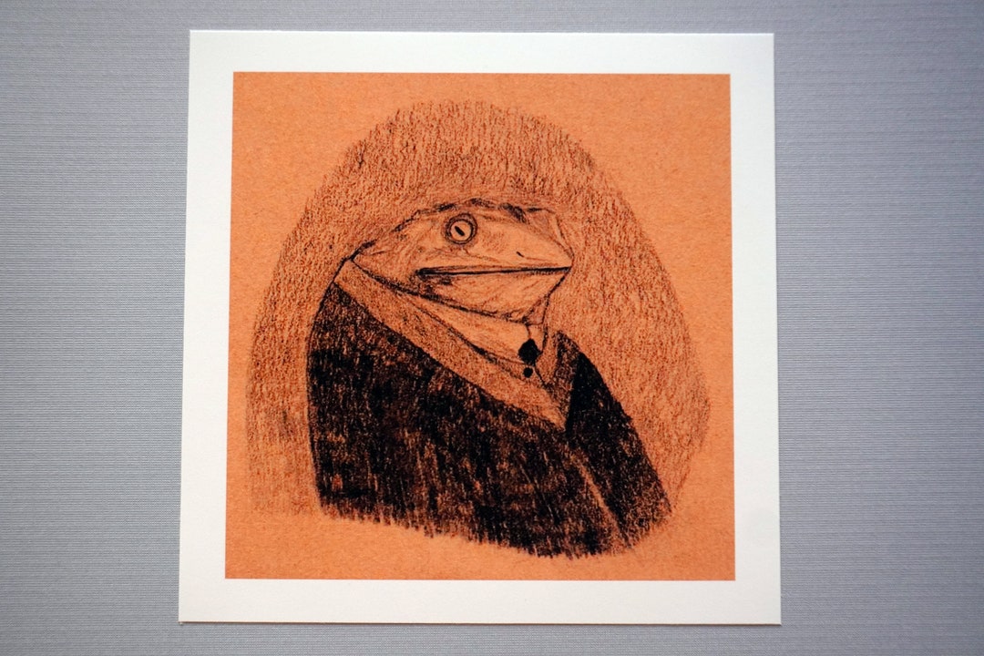 Dapper Frog Original Print - Etsy