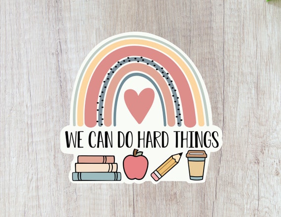 Laptop Decals & Skins Teacher Rainbow Sticker Teacher Gift Teacher ...