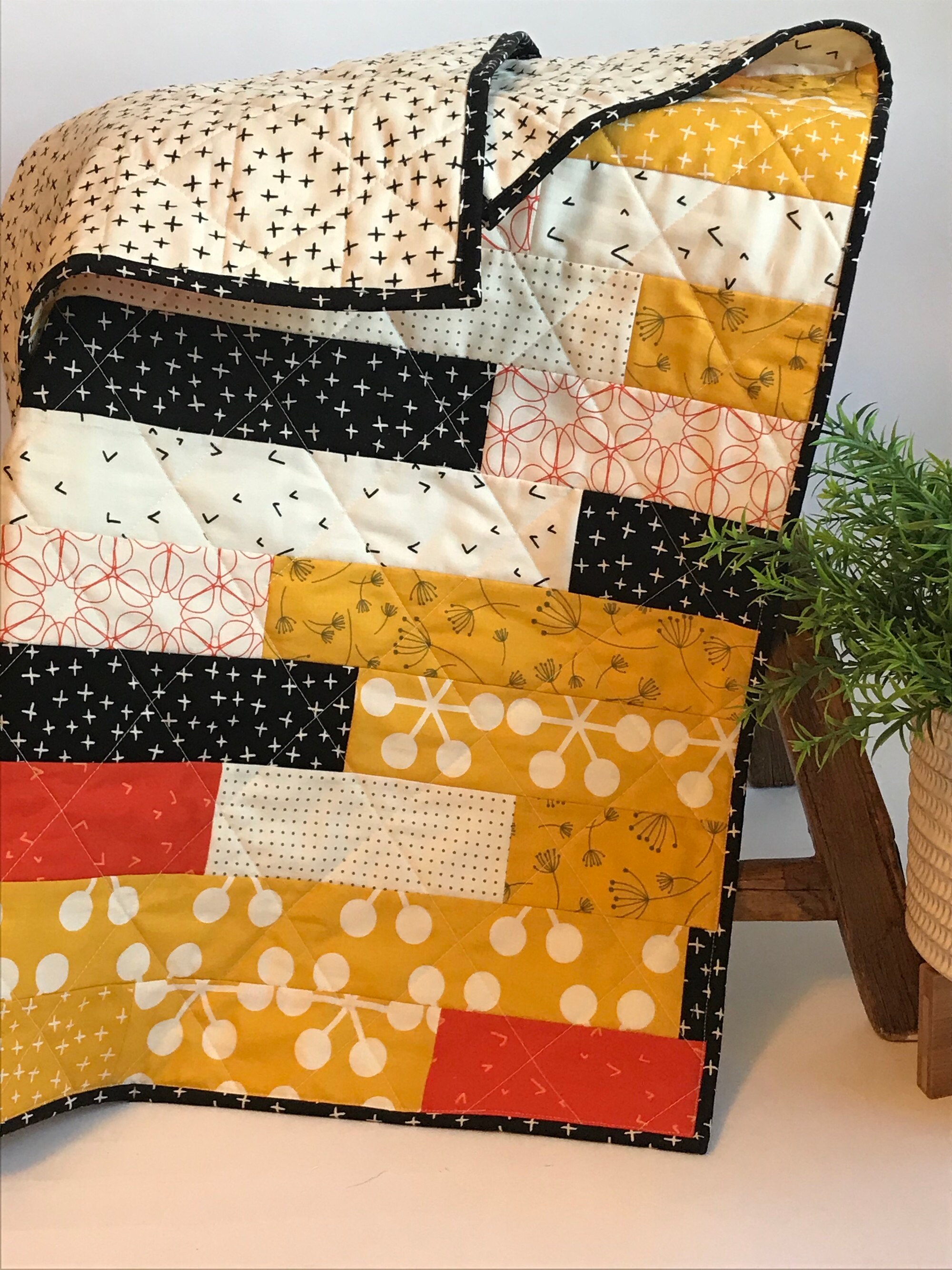 Sunny Day Patchwork Baby & Toddler Quilt - Etsy