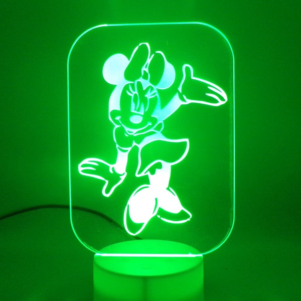 Minnie Mouse Night Light - Etsy