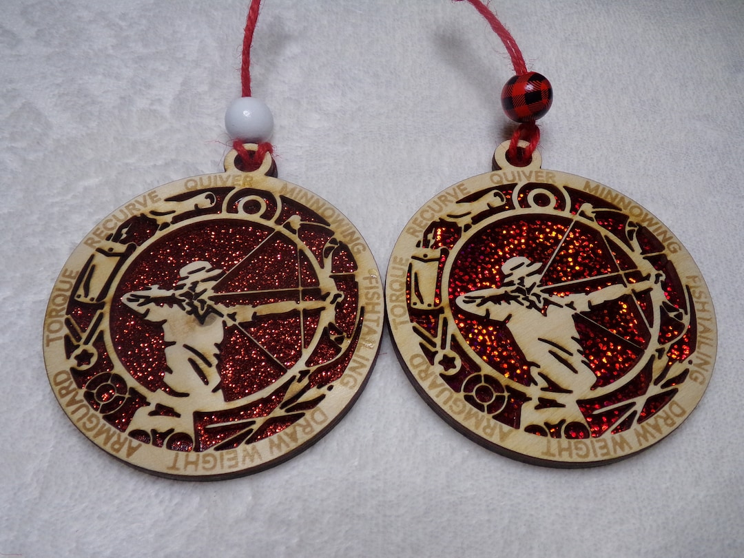 Archery Christmas Ornament - Etsy