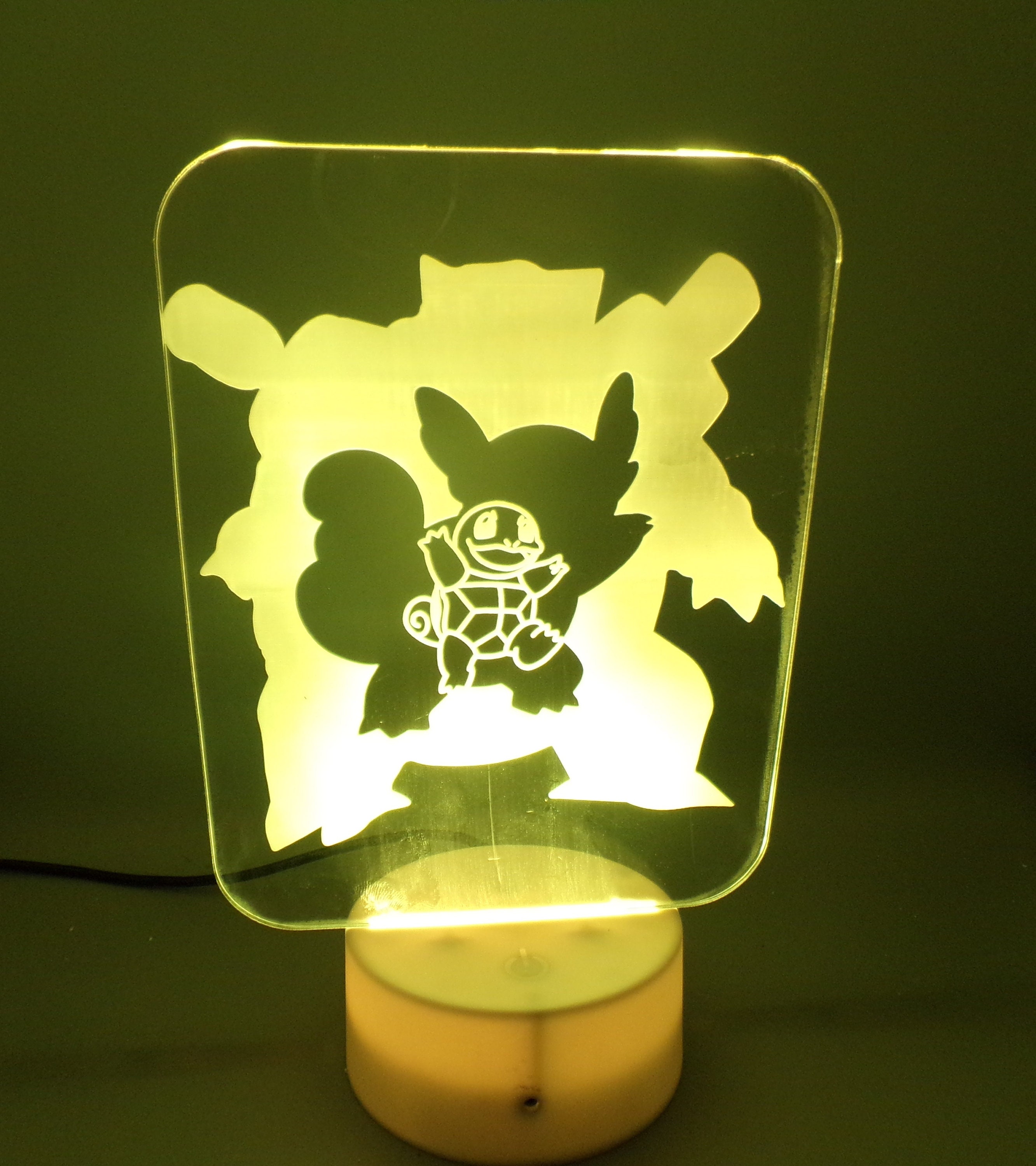 POKEMON Light Pokémon Night Light Pokémon Evolution Lights - Etsy