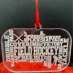 Custom Made Laser Engraved Personalized Cross Country Ornament, Male or ...