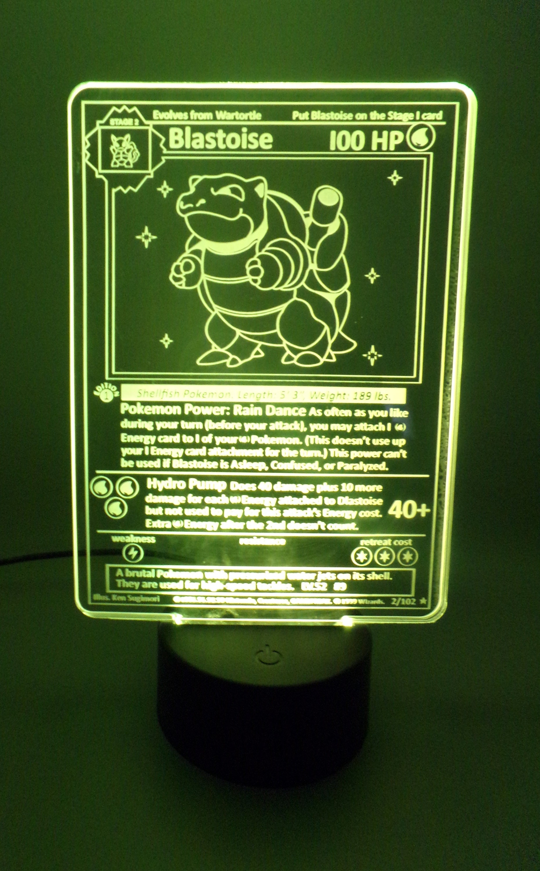 POKEMON Light Pokemon Night Light Giratina Pikachu - Etsy