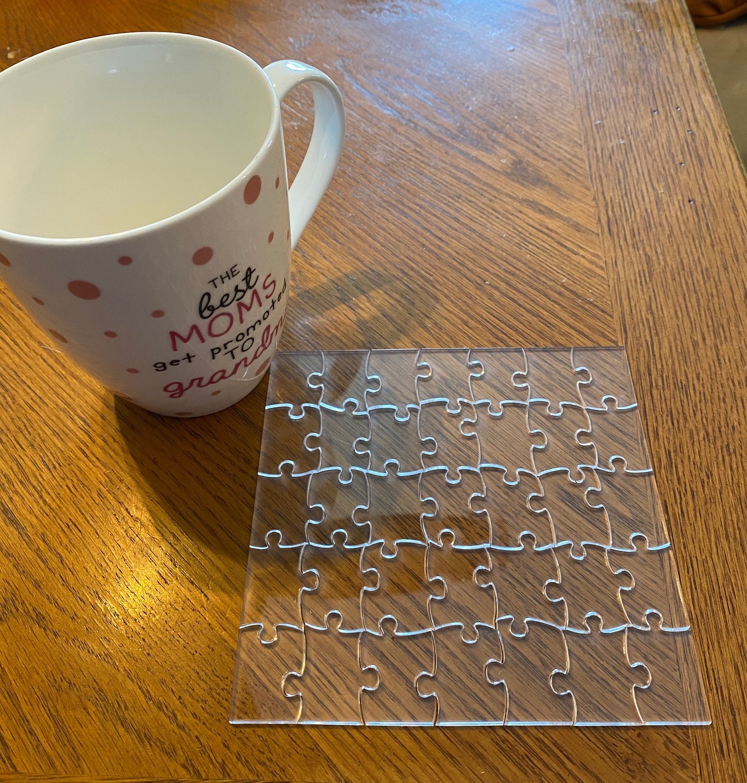 Custom Made Clear Acrylic Puzzle in a Variety of Sizes - Etsy