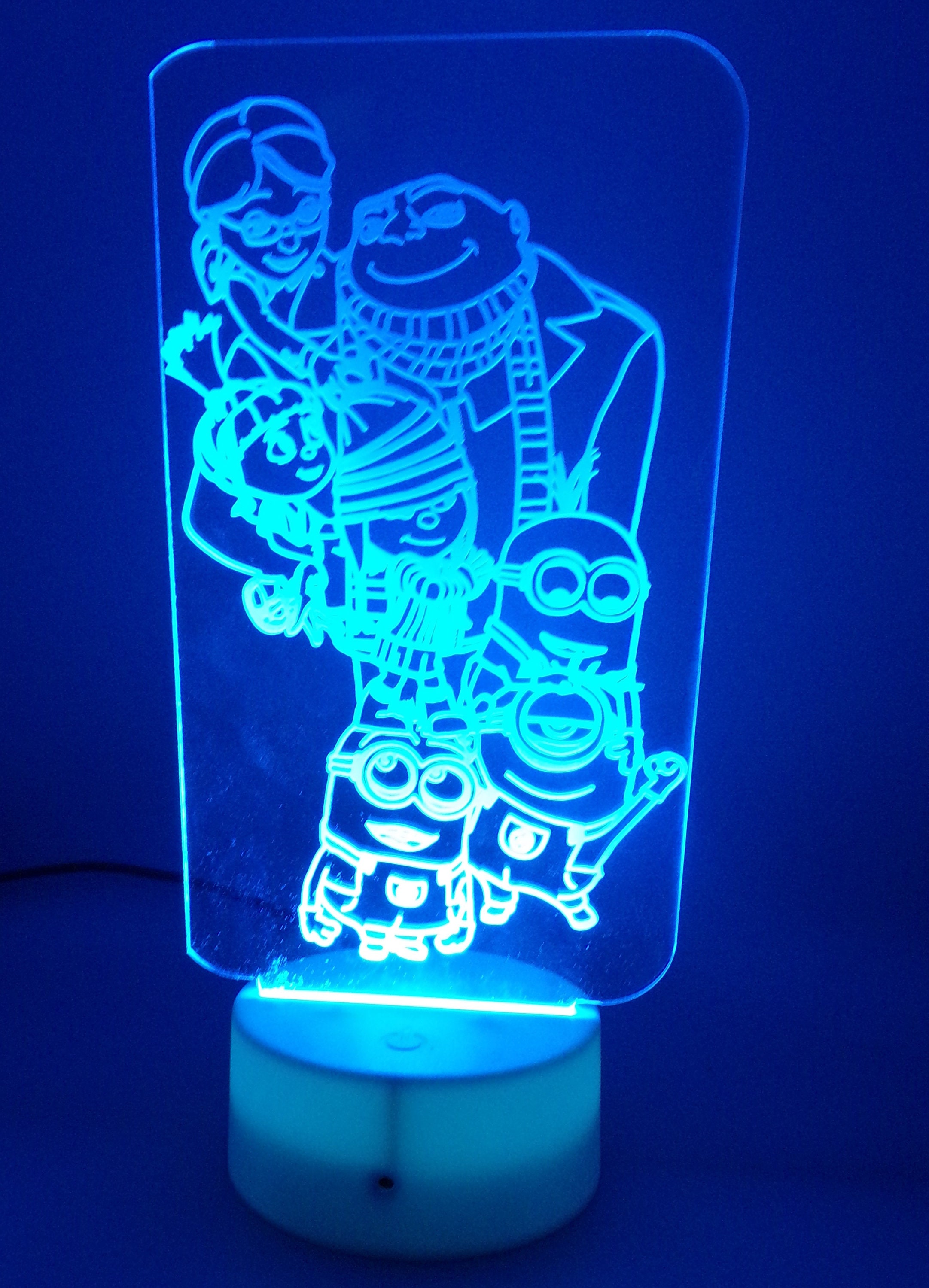 Minions Night Light Gru Night Light - Etsy
