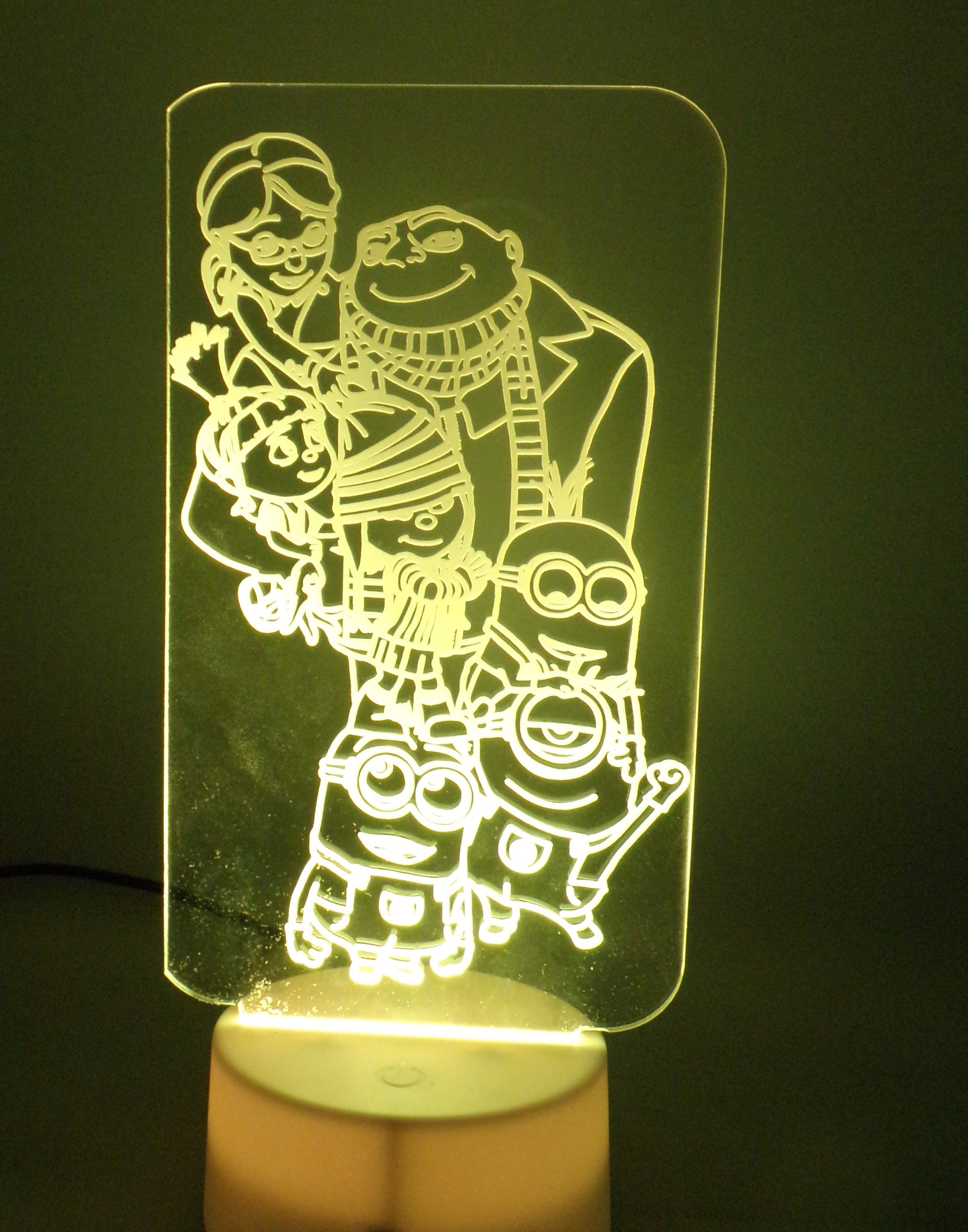 Minions Night Light Gru Night Light - Etsy
