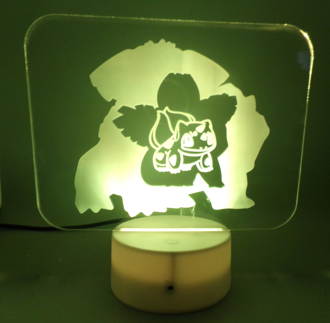 POKEMON Light, Pokémon Night Light, Pokémon Evolution Lights, Bulbasaur ...