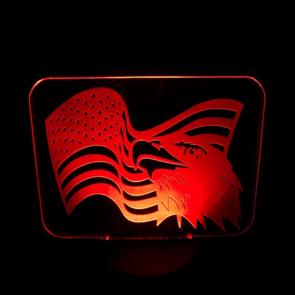 American Flag Led - Etsy