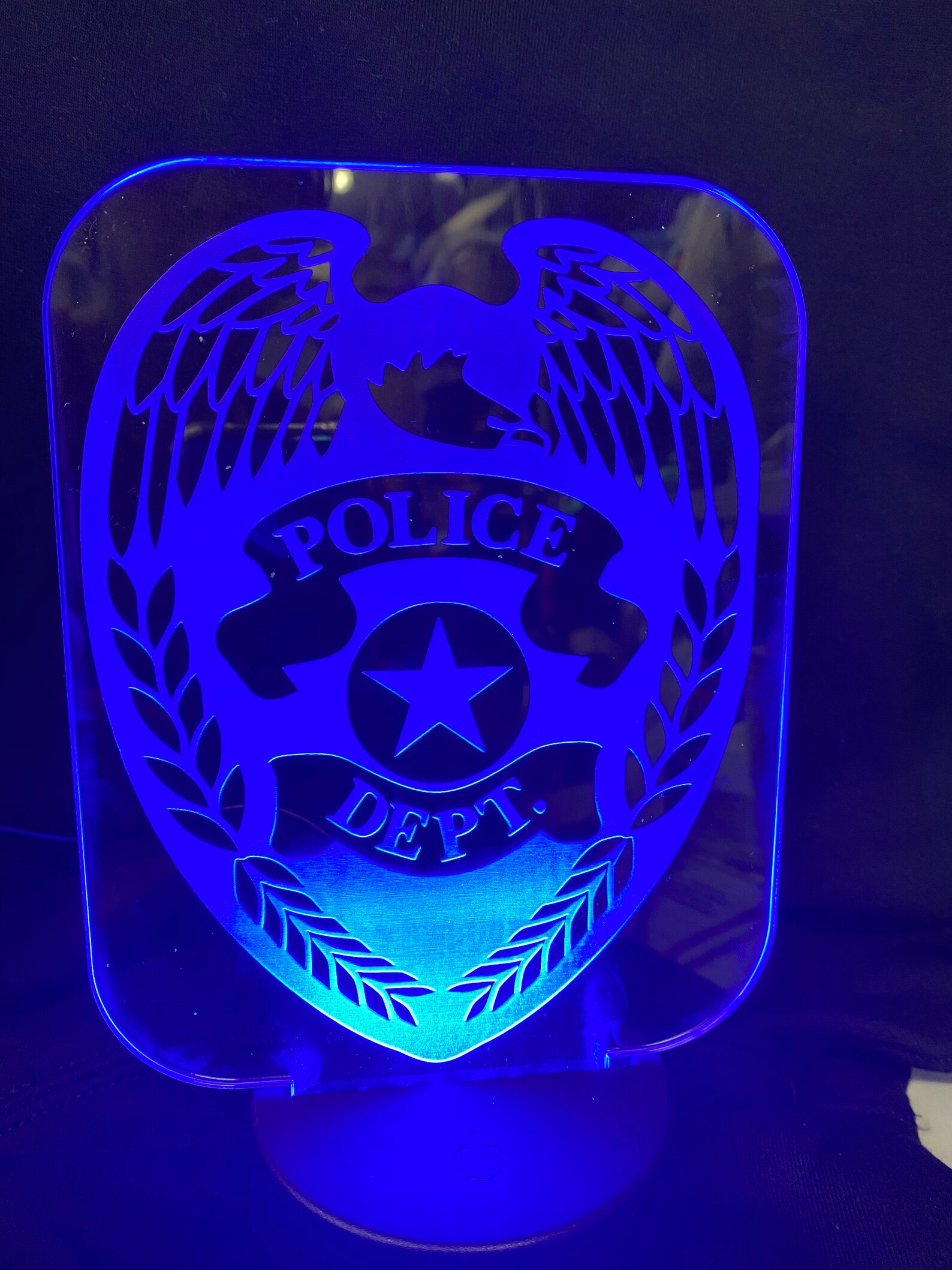LED Light for Policeman First Responder. Nightlight or Accent | Etsy