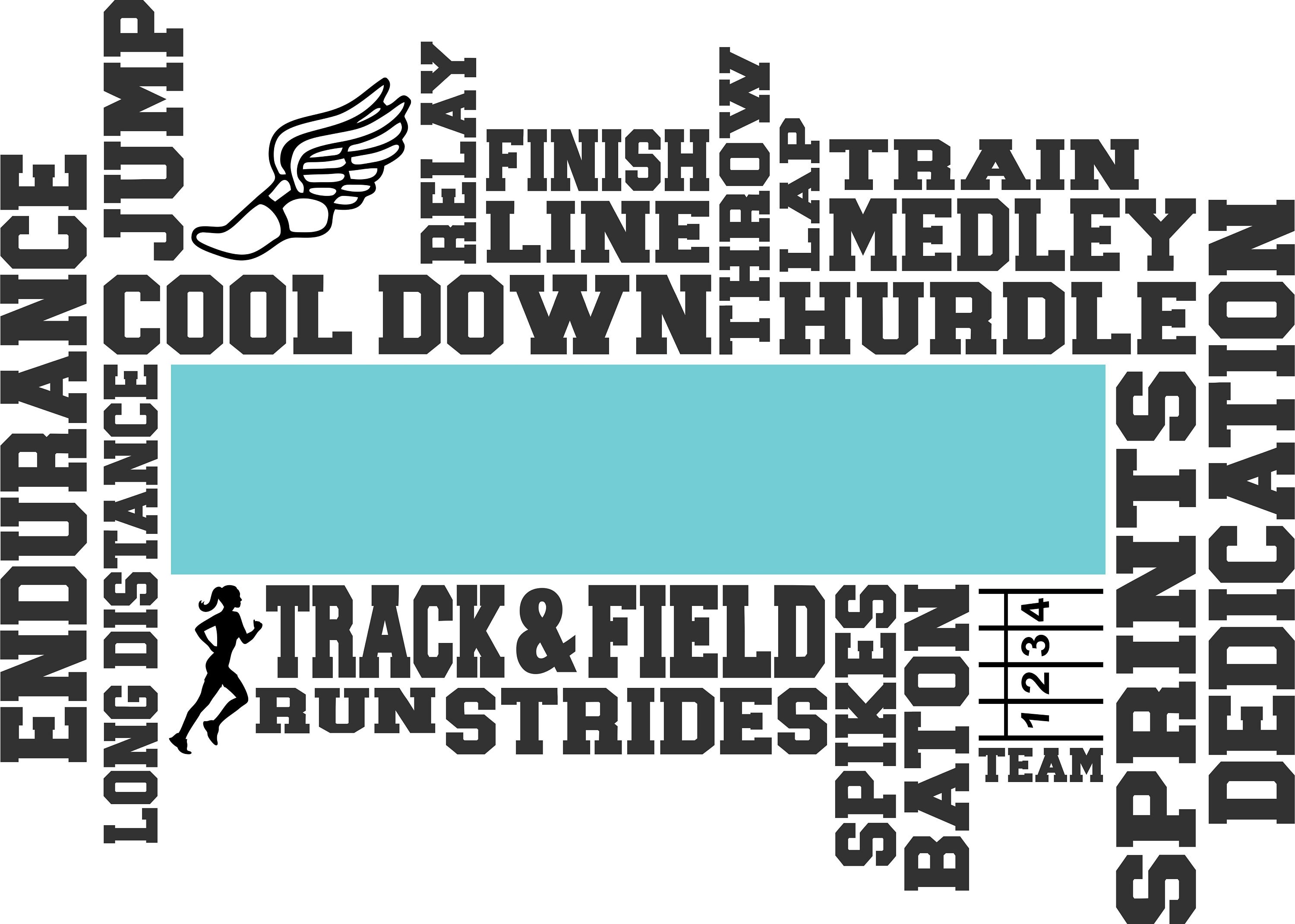 Custom Made Laser Engraved Track & Field Ornament Female - Etsy