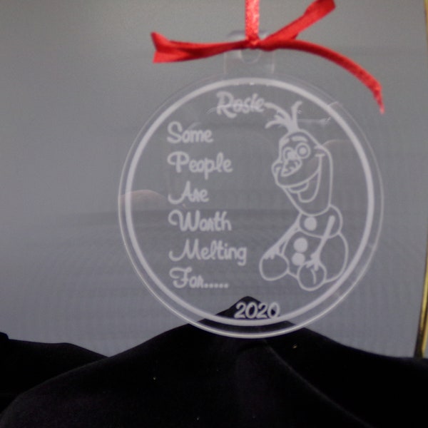 Olaf Ornament - Etsy