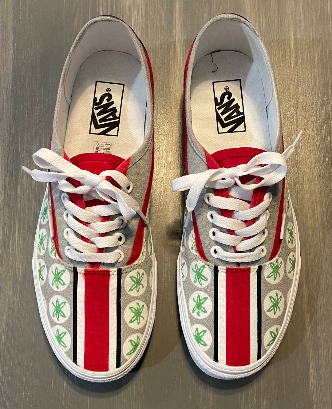 Ohio State Custom Shoes - Etsy