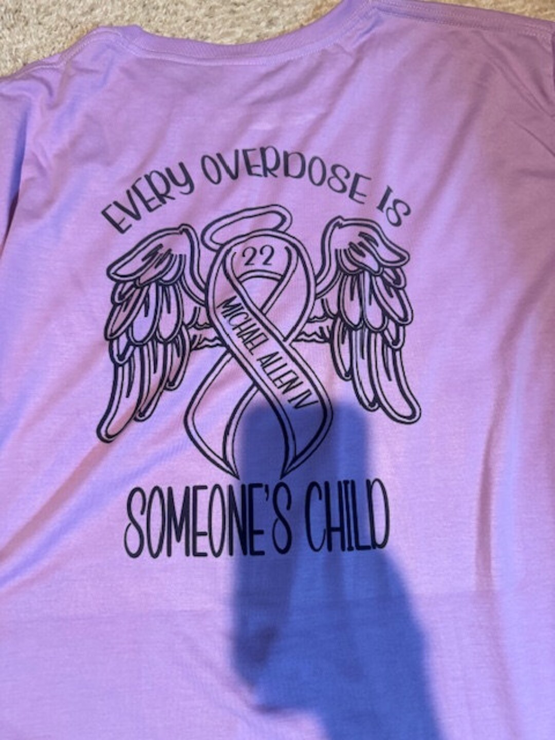 Overdose Awareness Every Overdose is Someone's Child Shirt Personalized ...