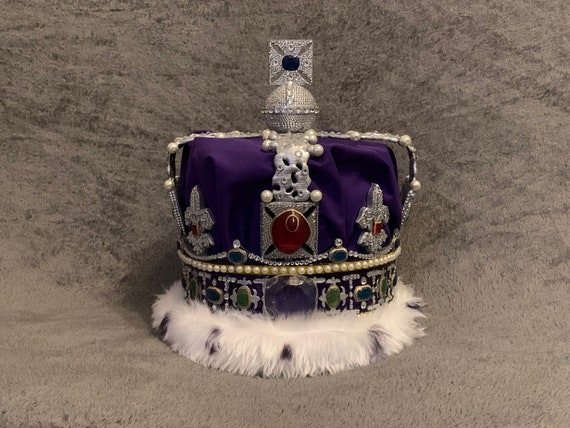 Queen Elizabeth Crown Replica State Imperial Crown 1:1 Scale - Etsy UK