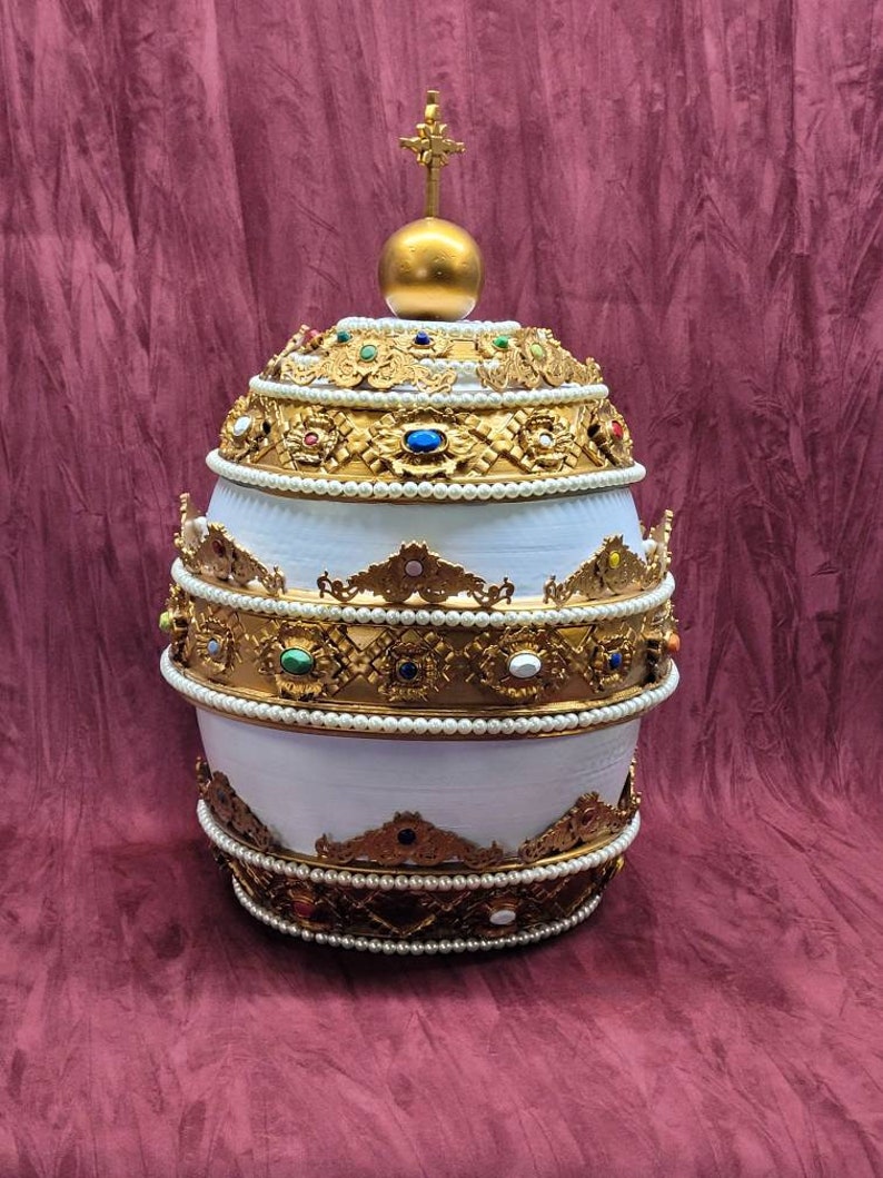 Replica Papal Tiara Holy Roman Catholic Crown 1:1 Scale - Etsy