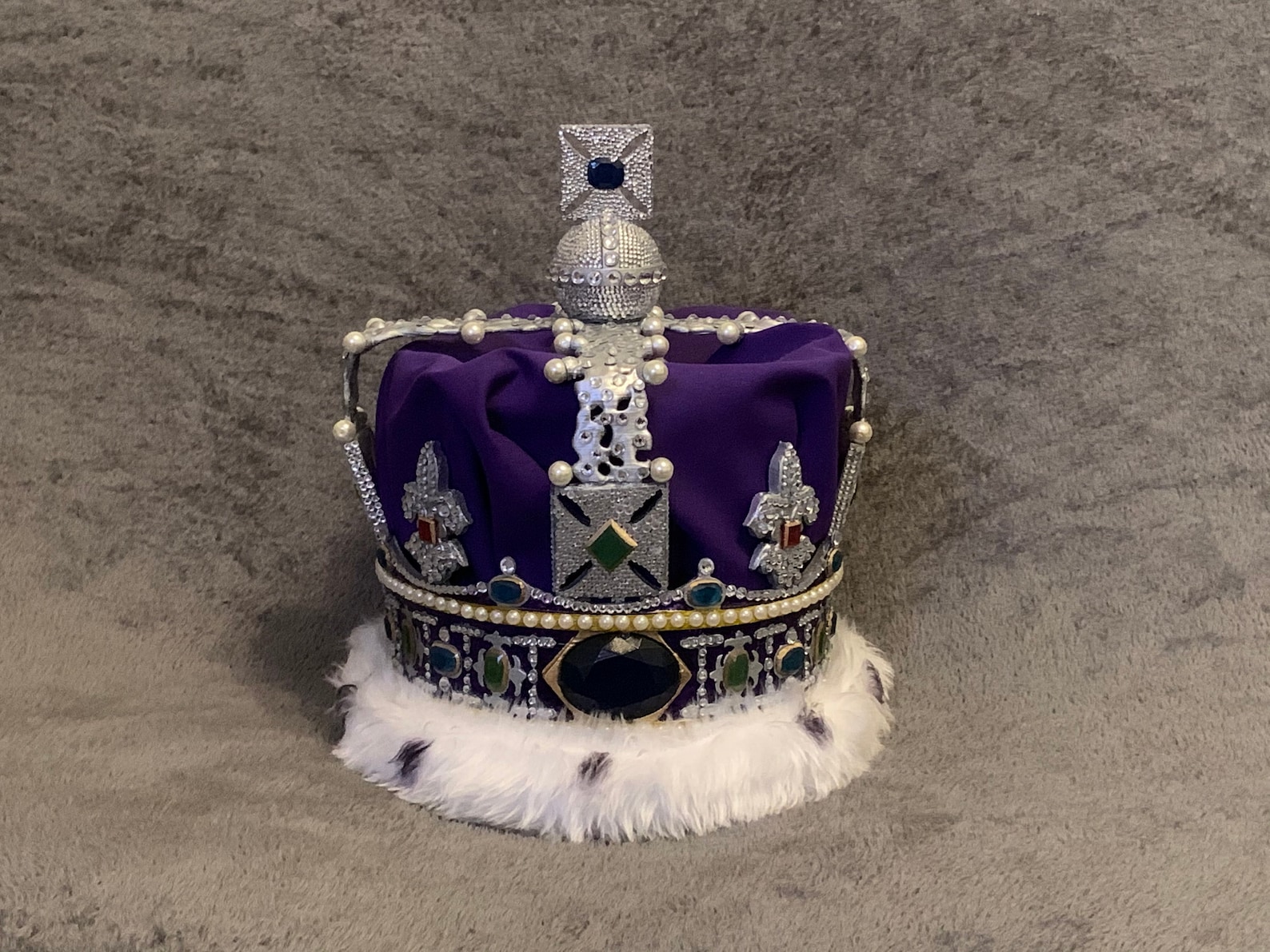 Queen Elizabeth Crown Replica State Imperial Crown 1:1 Scale - Etsy UK