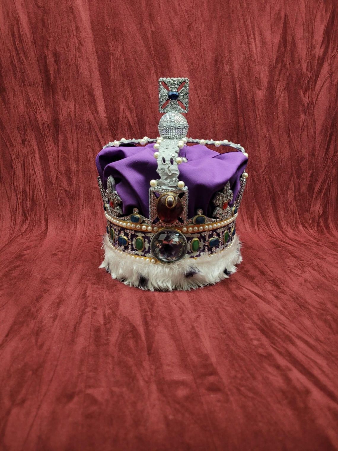 Queen Elizabeth Crown Replica State Imperial Crown 1:1 Scale - Etsy