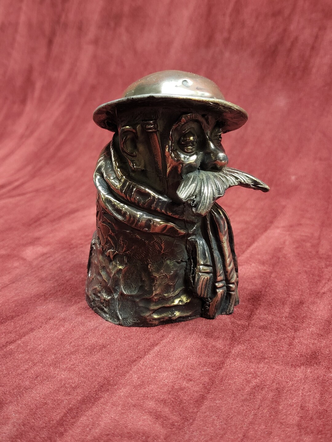 Old Bill WW1 Cartoon Character in Cold Cast Bronze - Etsy
