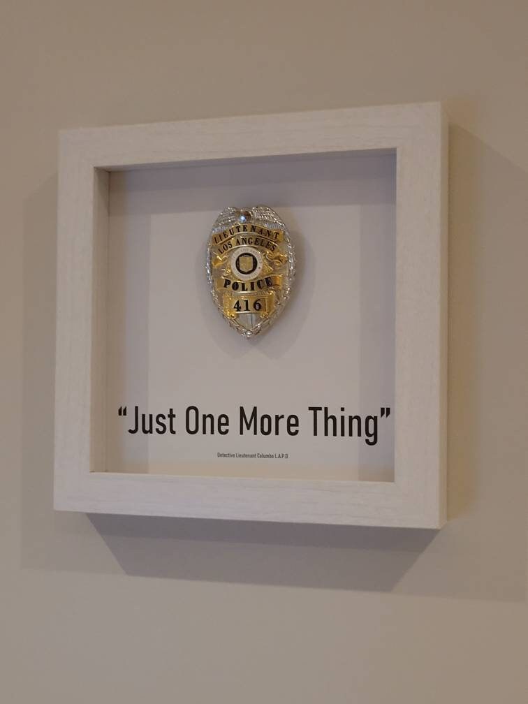 Lapd Detective Badge 1247