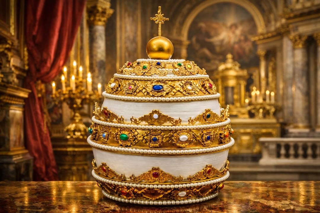 Replica Papal Tiara Holy Roman Catholic Crown 1:1 Scale - Etsy