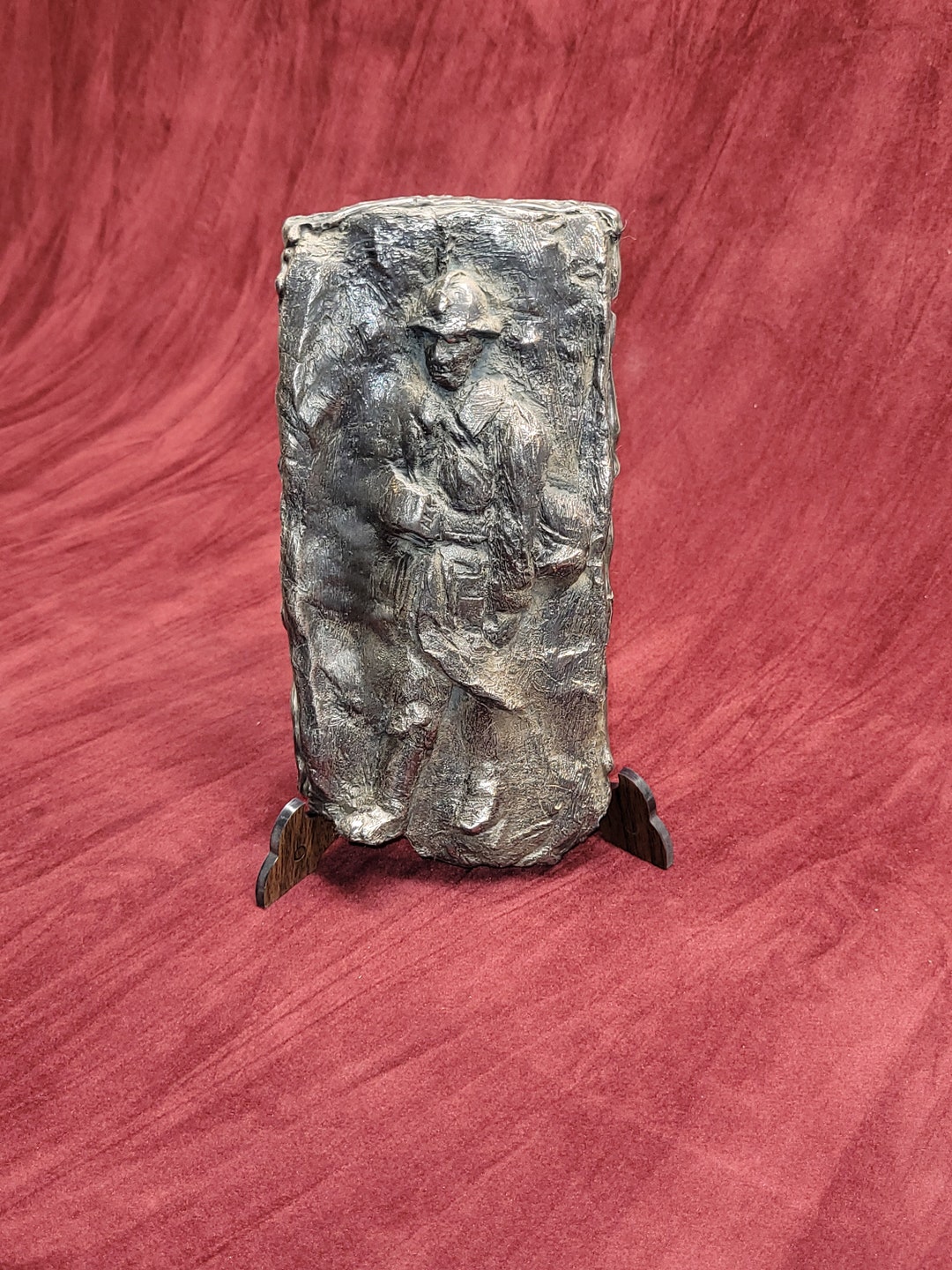 Cold Cast Bronze WW1 French Poilu Plaque: Military Memorial - Etsy