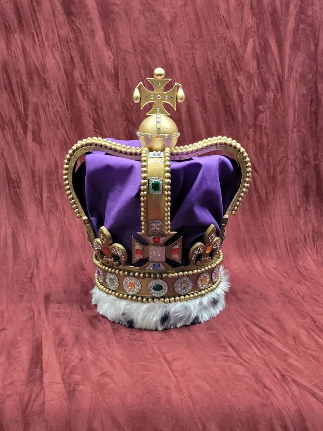 St Edwards Crown King George Hamilton 1:1 Scale Prop - Etsy