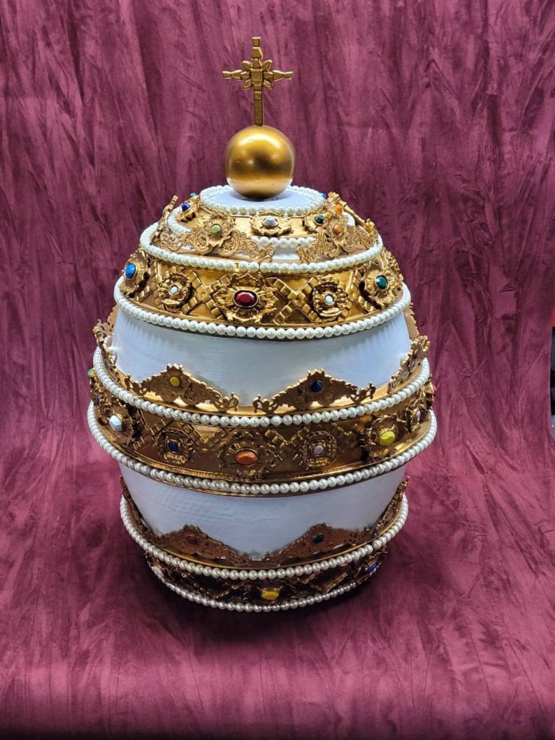 Replica Papal Tiara Holy Roman Catholic Crown 1:1 Scale - Etsy
