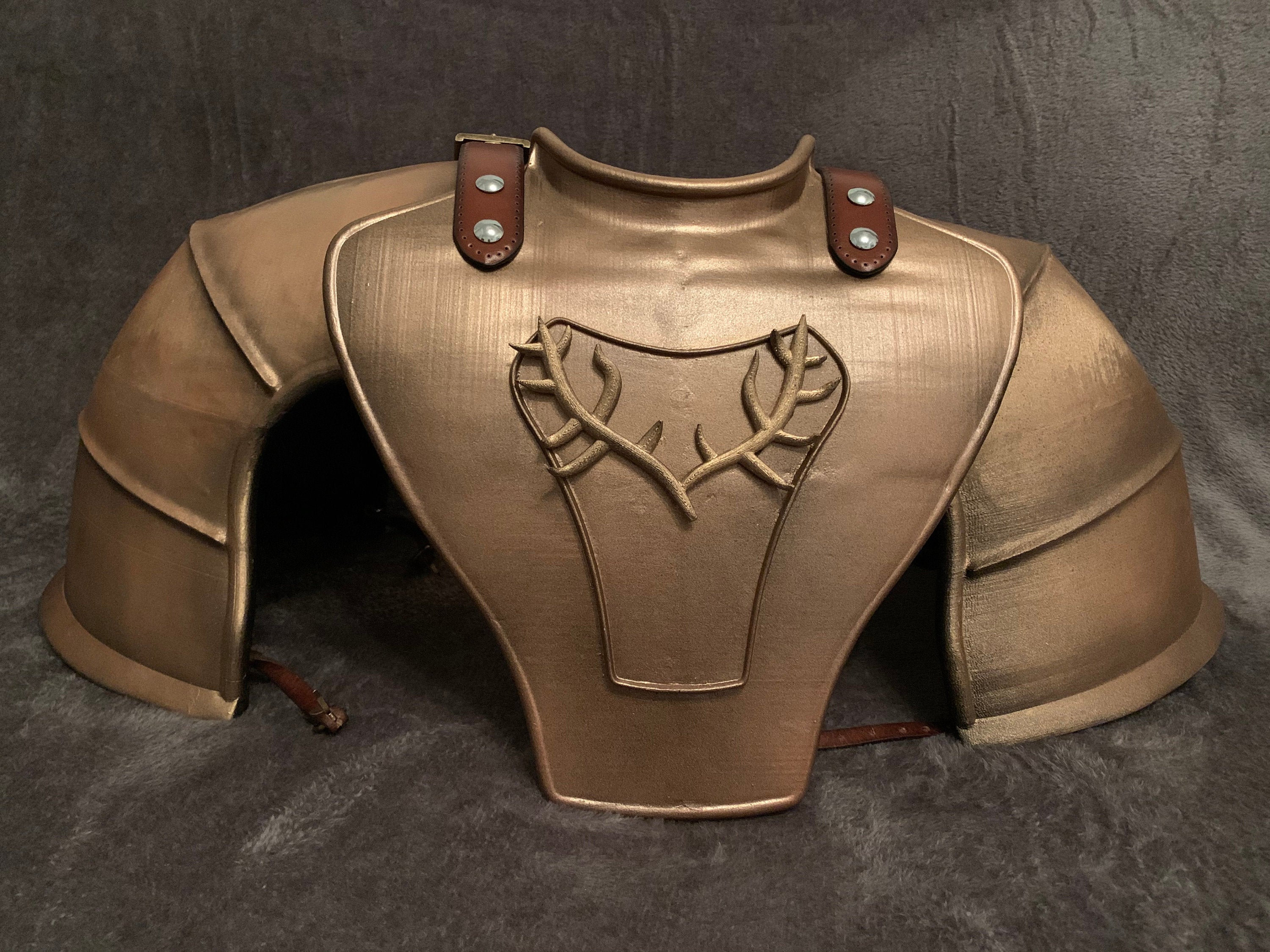 Game of Thrones Renly Baratheon Gorget Armour 1:1 Scale Prop - Etsy UK