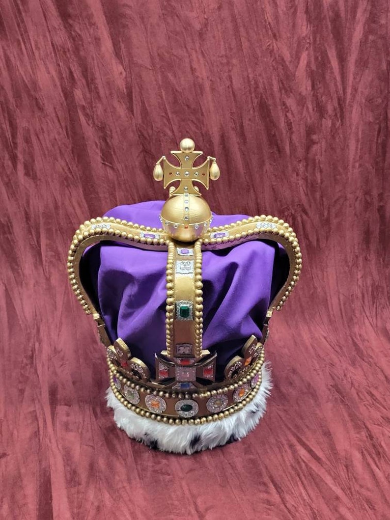 St Edwards Crown King George Hamilton 1:1 Scale Prop - Etsy