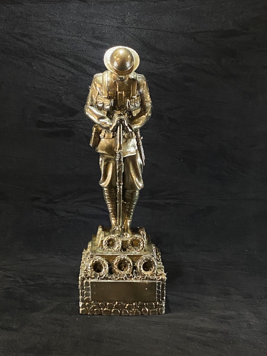 WW1 Tommy in Repose Memorial | Cold Cast Bronze Military Statue ...