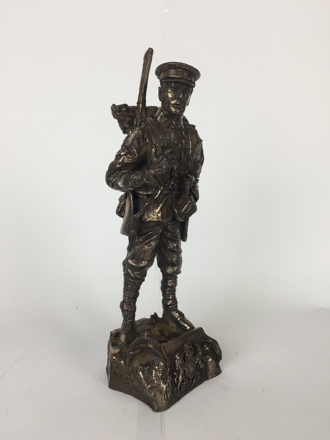 WW1 Old Contemptible Figurine | Cold Cast Bronze Military Statue ...