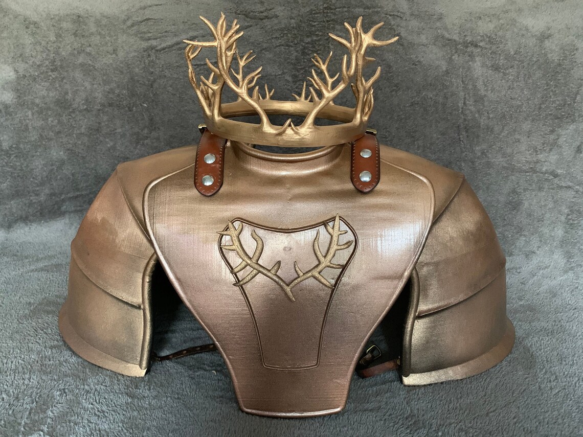 Game of Thrones Renly Baratheon Gorget Armour 1:1 Scale Prop - Etsy UK