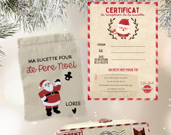 STOPPING PACIFIER KIT - Santa Claus Pacifier, Stopping the Pacifier ...
