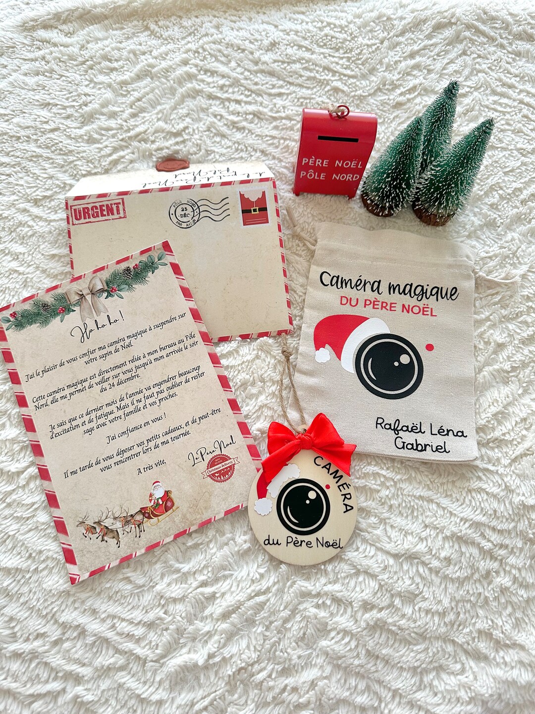 CAMERA Santa's Magic Camera, Santa Claus Envelope, Personalized ...