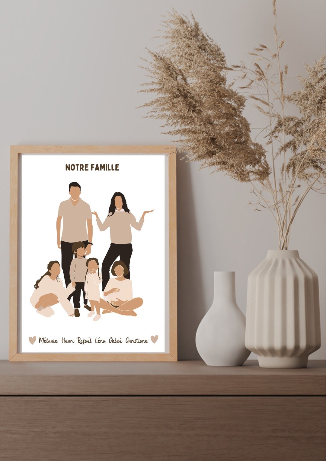 FAMILY Laminated Family Poster, Abstract Representation of the Family ...