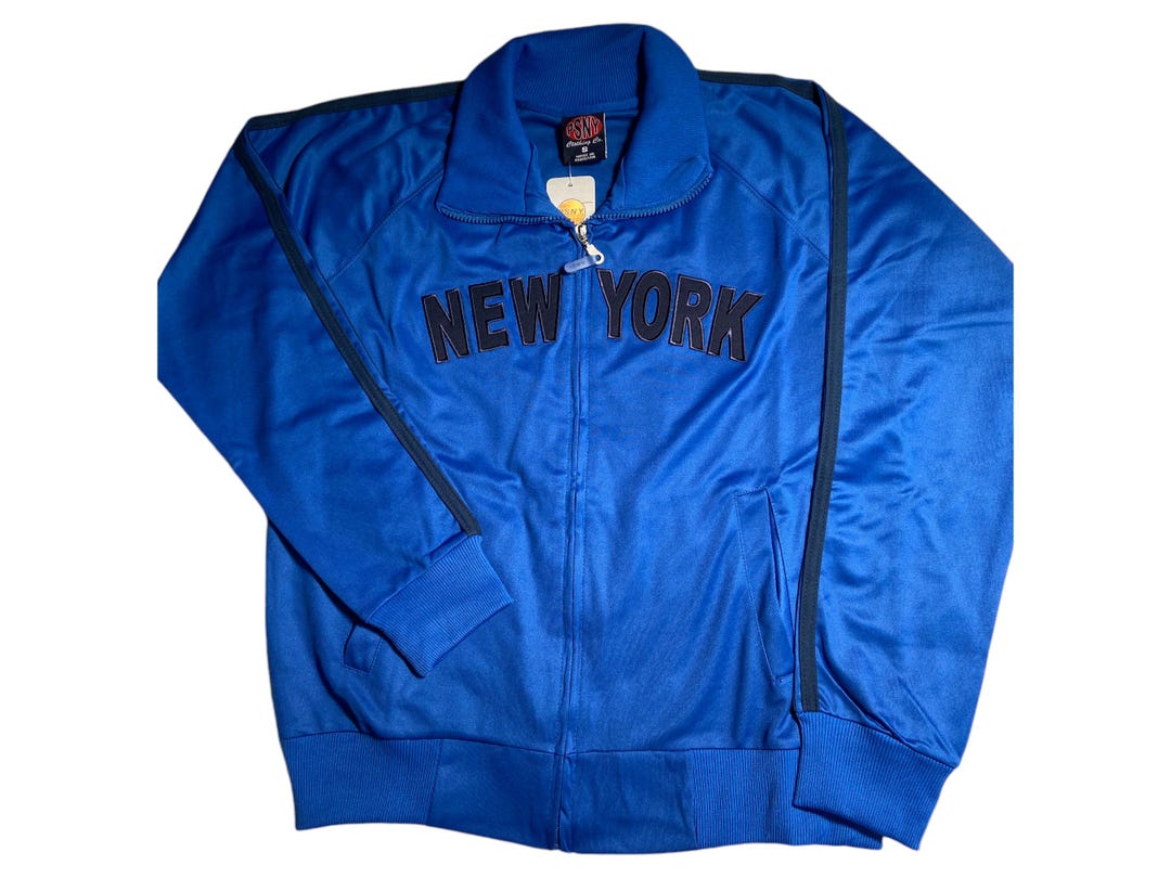 New York Track Jacket Royal Blue - Etsy