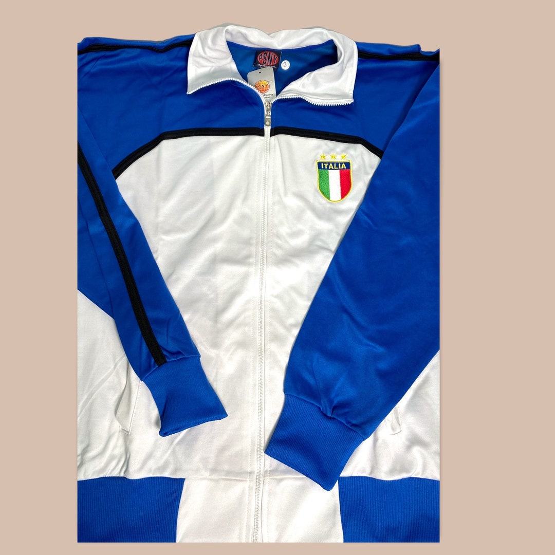 Vintage Italy Soccer Jacket (2XL) - Etsy